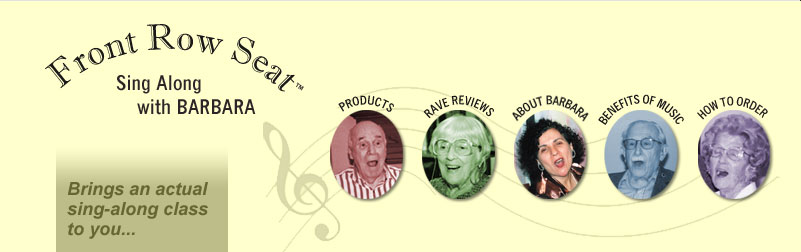 Senior Sing Along DVD - Front Row Seat Videos